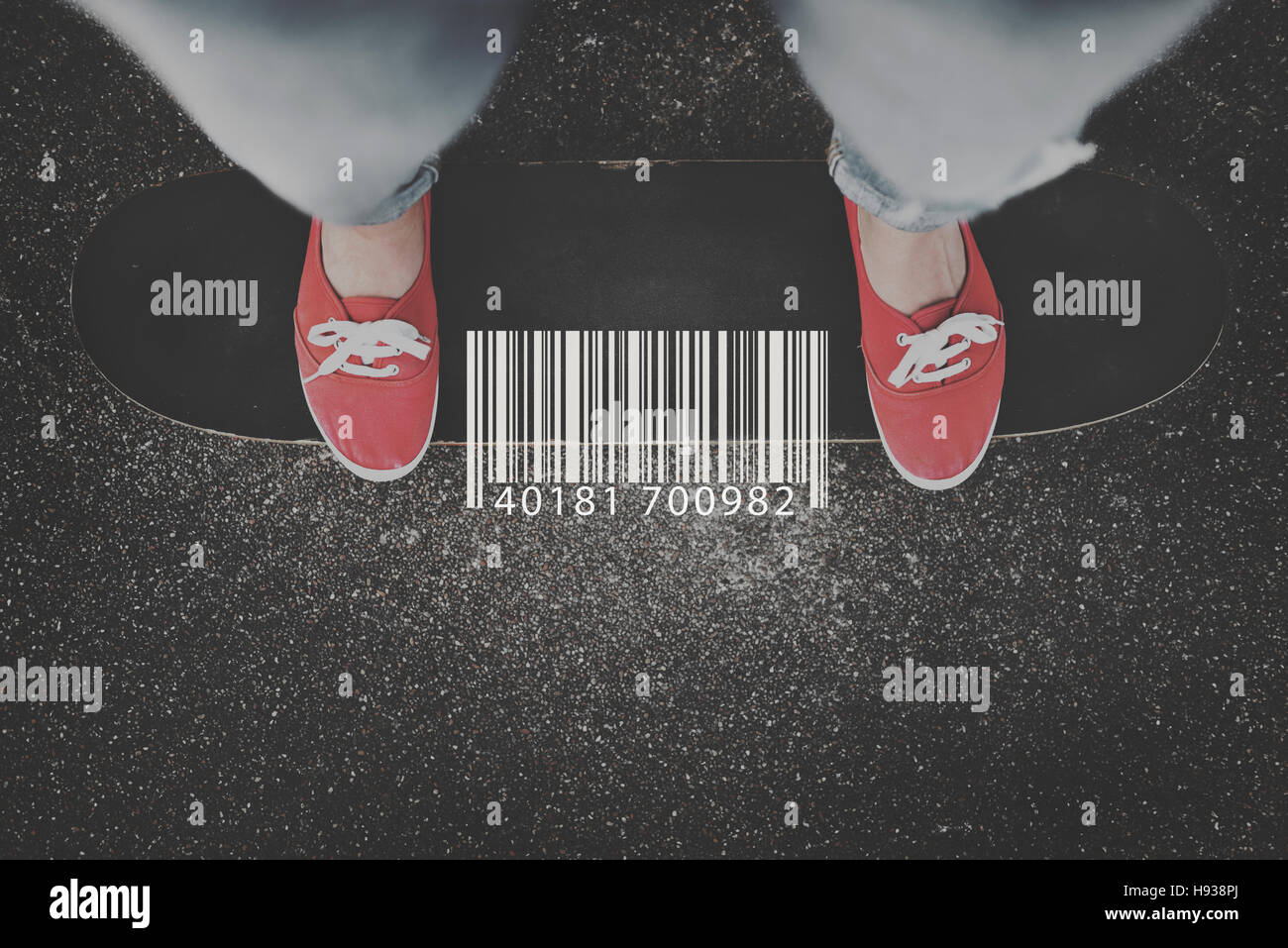 Barcode Mark Sign Market Item Concept Stock Photo - Alamy