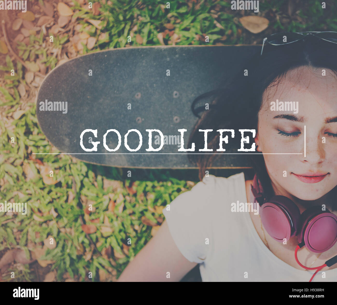 Good Life Healthy Good Life Concept Stock Photo - Alamy