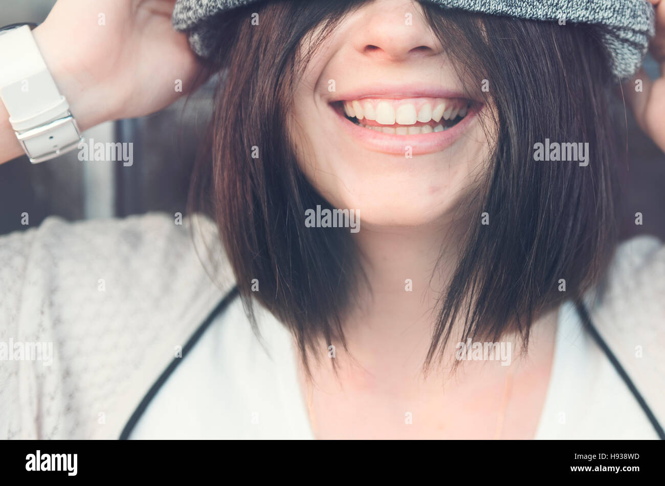 Attractive Beautiful Energy Enjoyment Exercise Concept Stock Photo - Alamy