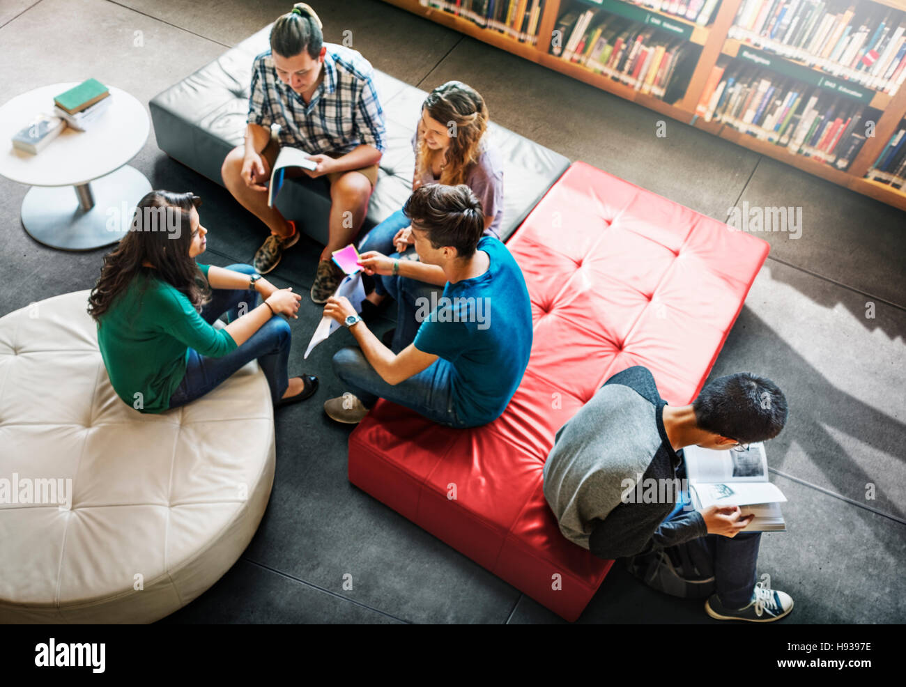 Classmate Classroom Sharing International Friend Concept Stock Photo ...