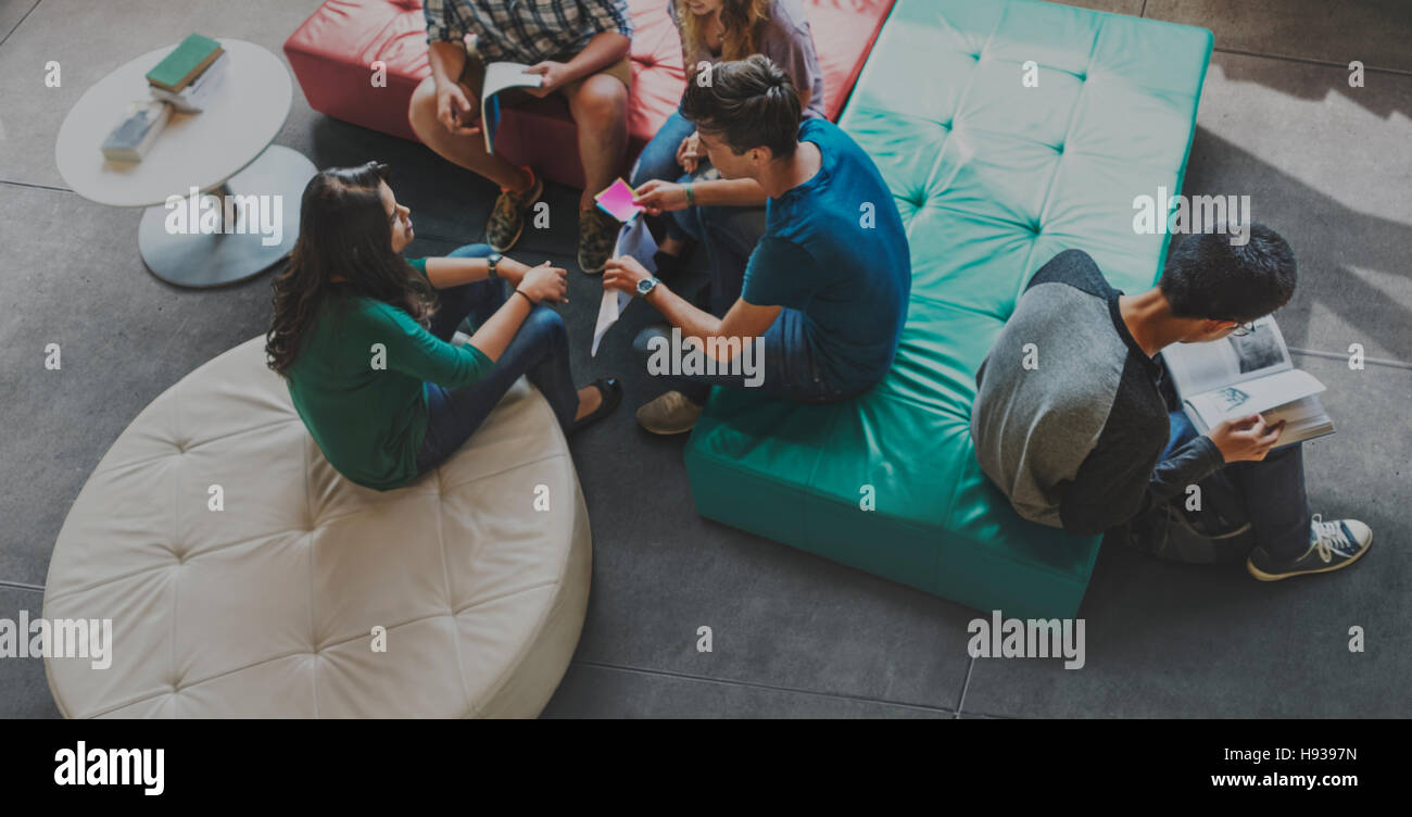 Classmate Classroom Sharing International Friend Concept Stock Photo ...