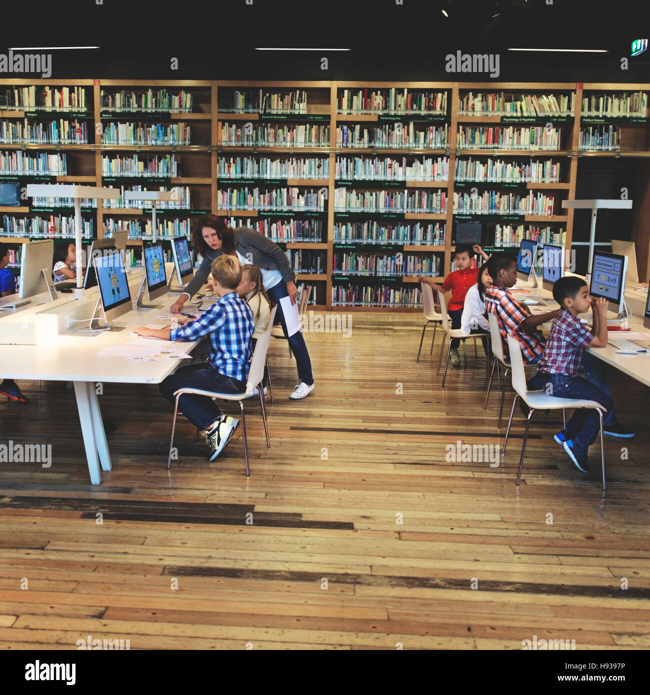 Academic School Childern E-learning Concept Stock Photo - Alamy