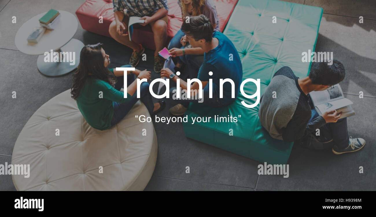 Training Mentoring Skills Ability Studying Development Concept Stock ...