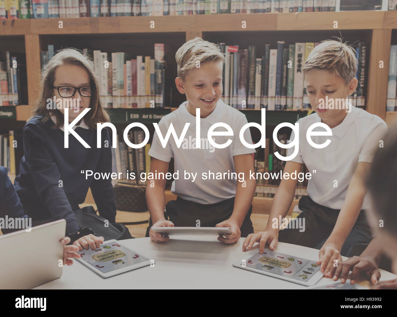 Knowledge Learn Education People Graphic Concept Stock Photo - Alamy