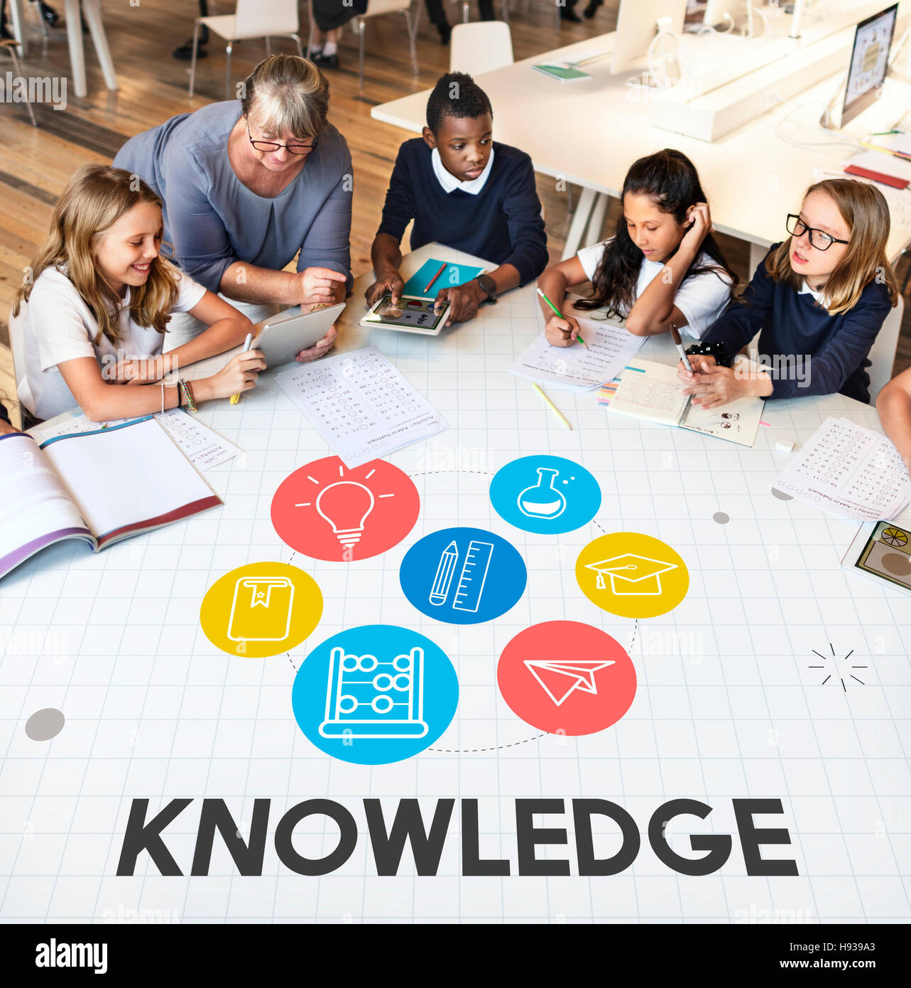 Wisdom Learning Knowledge Class Study Concept Stock Photo - Alamy