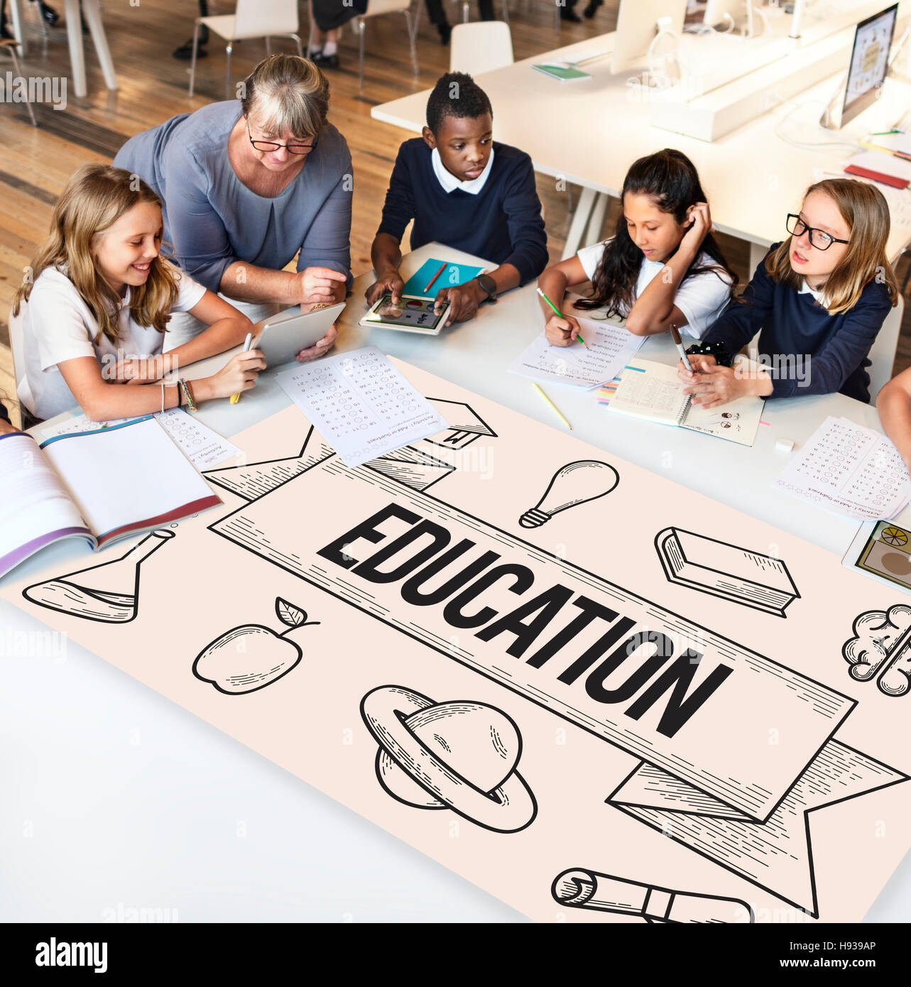 Education Learning Ideas Study Knowledge Concept Stock Photo - Alamy