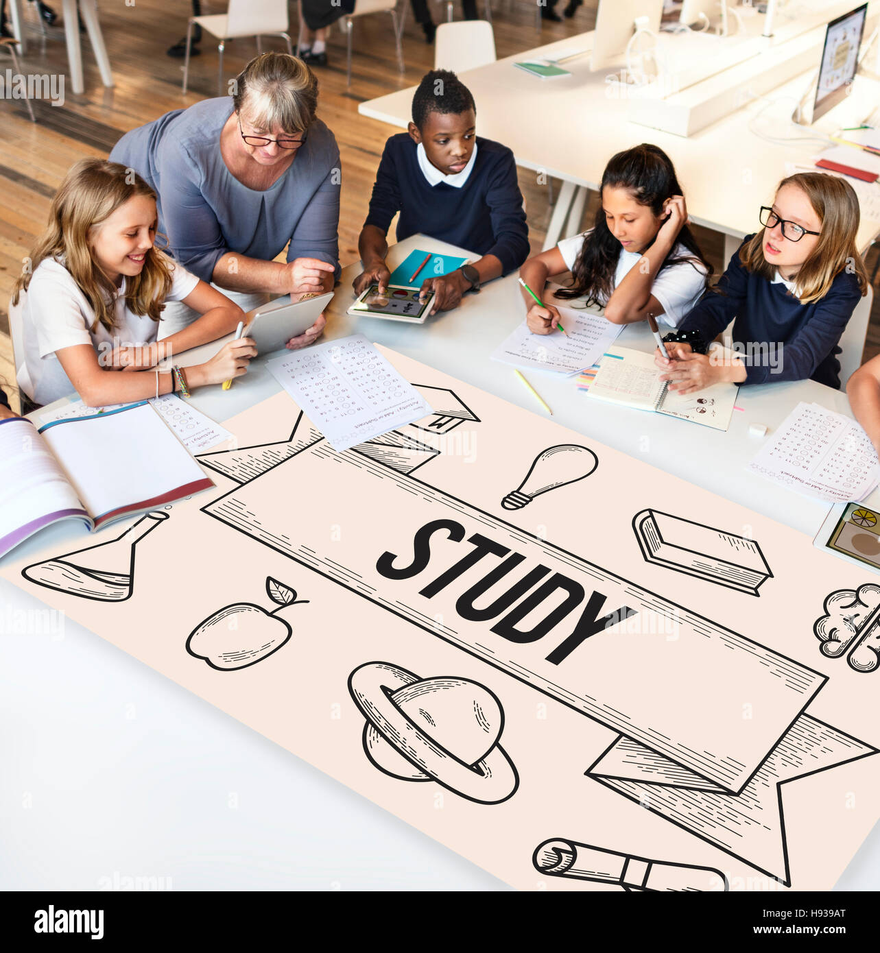 Education Learning Ideas Study Knowledge Concept Stock Photo - Alamy