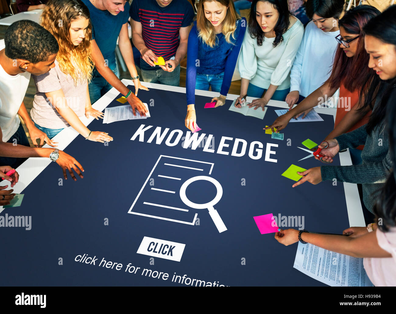 Knowledge Results Discovery Investigation Concept Stock Photo - Alamy
