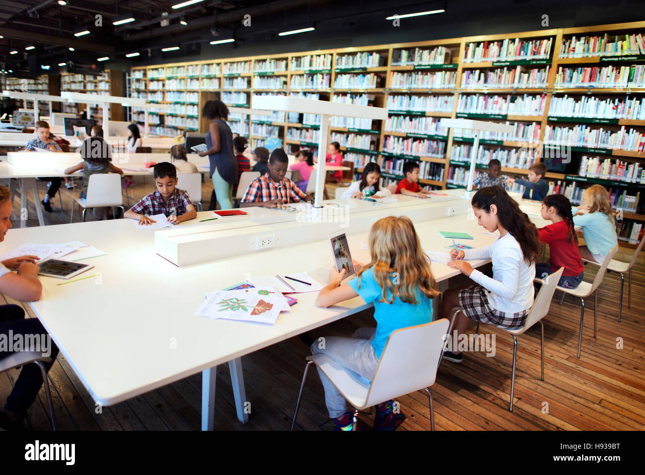 Study Studying Learn Learning Classroom Internet Concept Stock Photo ...