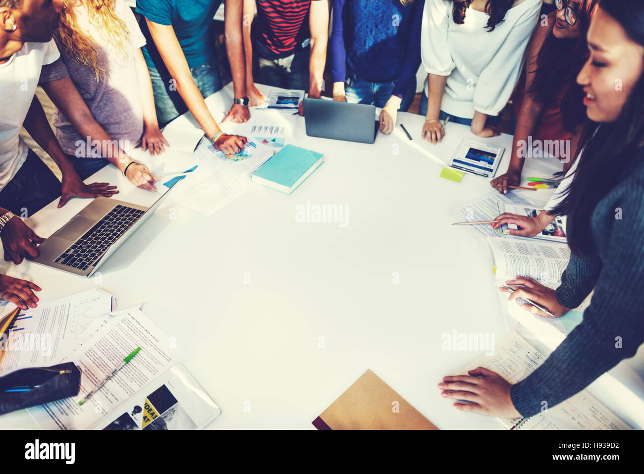 Student Classmate Friends Understanding Study Concept Stock Photo - Alamy