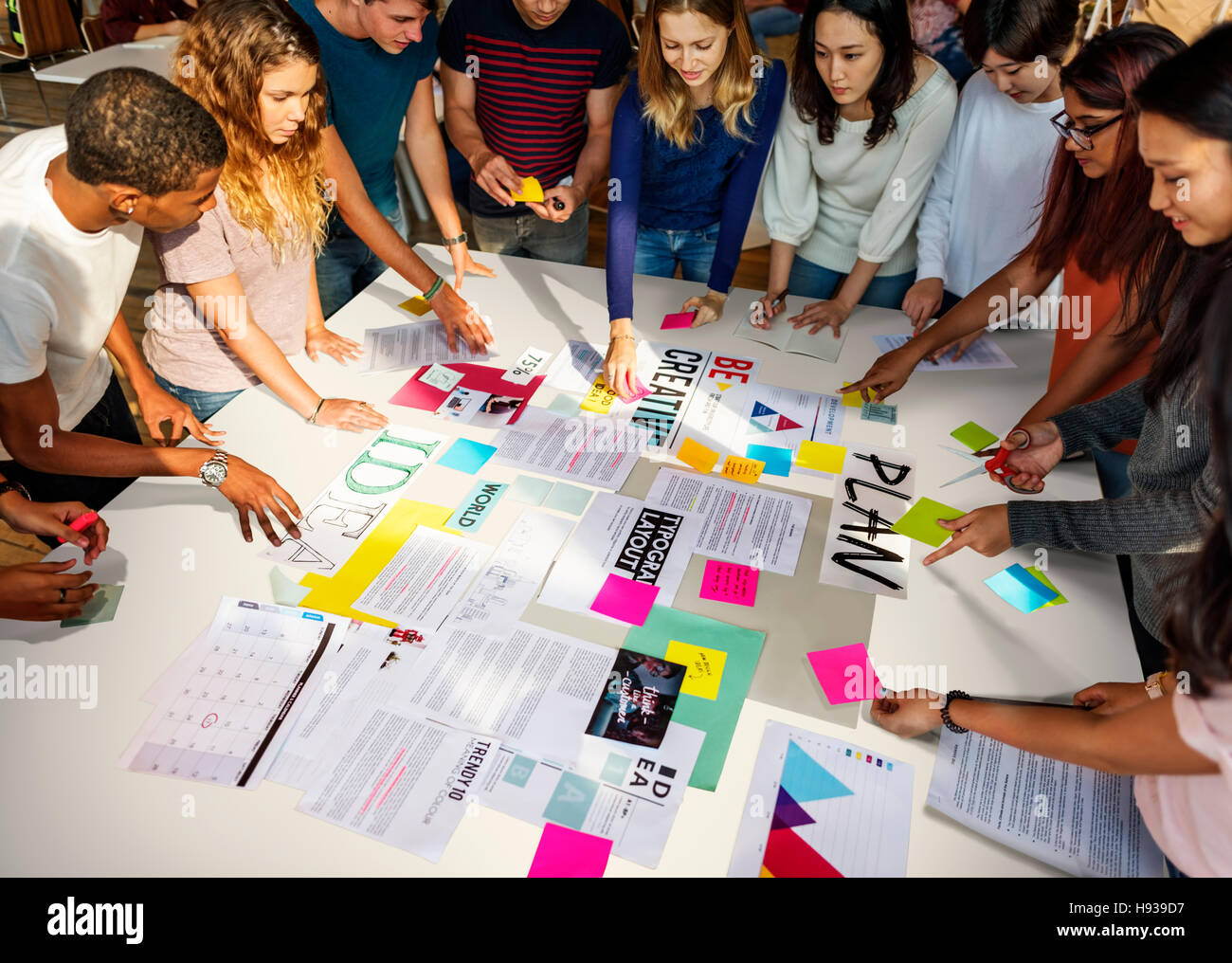 Student Classmate Friends Understanding Study Concept Stock Photo - Alamy