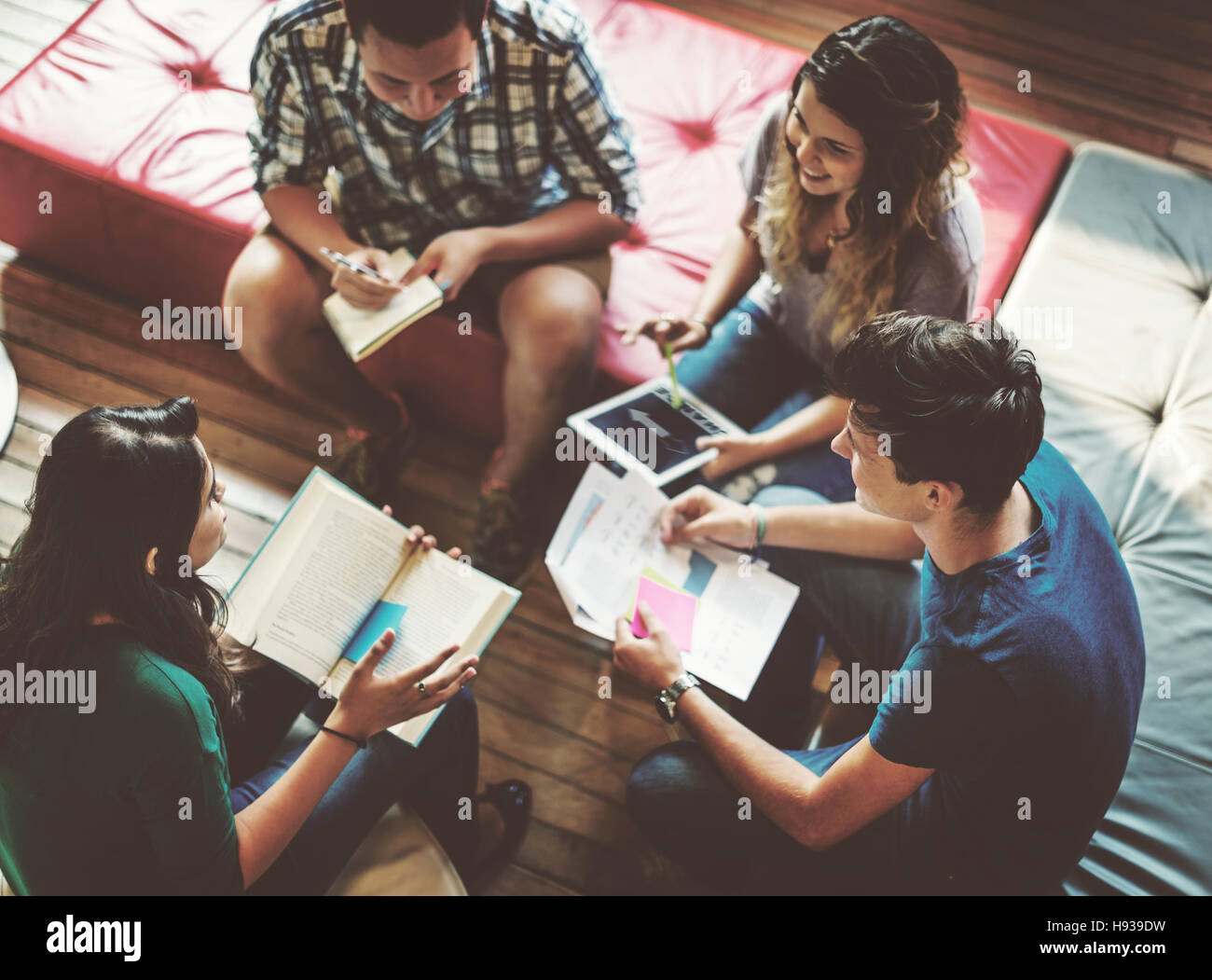 Classmate Classroom Sharing International Friend Concept Stock Photo ...