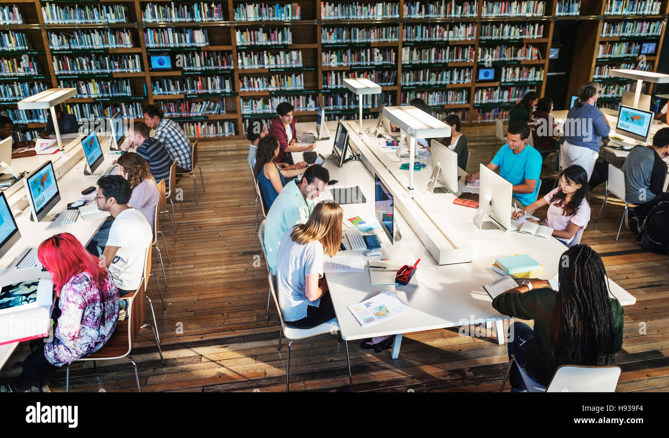 Library Knowledge Information Intelligence Concept Stock Photo - Alamy
