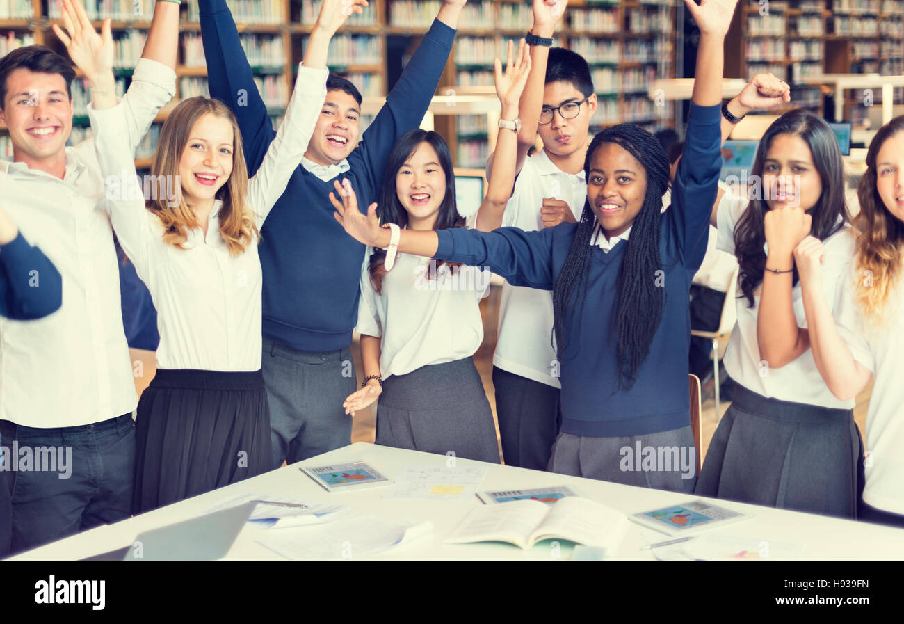 Student Classmate Friends Understanding Study Concept Stock Photo - Alamy