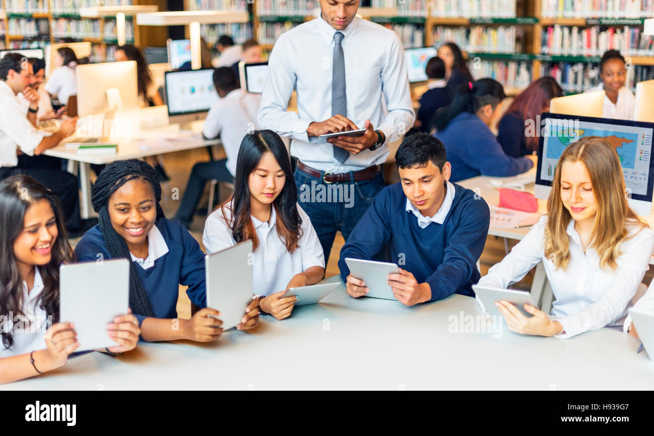 Student Classmate Friends Understanding Study Concept Stock Photo - Alamy