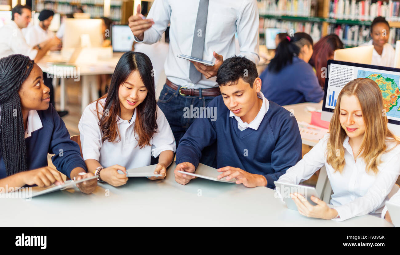 Student Classmate Friends Understanding Study Concept Stock Photo - Alamy