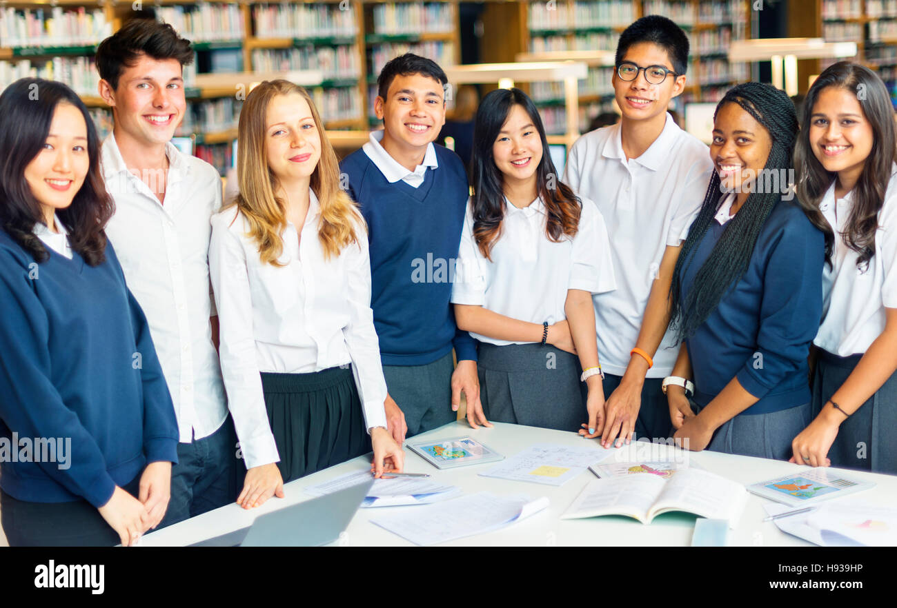 Student Classmate Friends Understanding Study Concept Stock Photo - Alamy