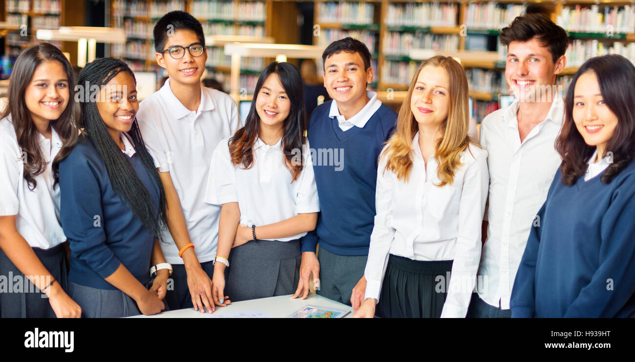 Student Classmate Friends Understanding Study Concept Stock Photo - Alamy