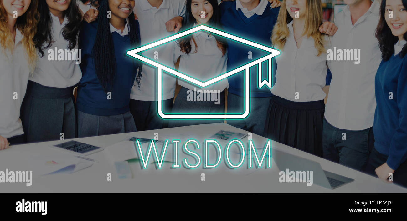 Academic Education Learning Wisdom Graphic Concept Stock Photo - Alamy