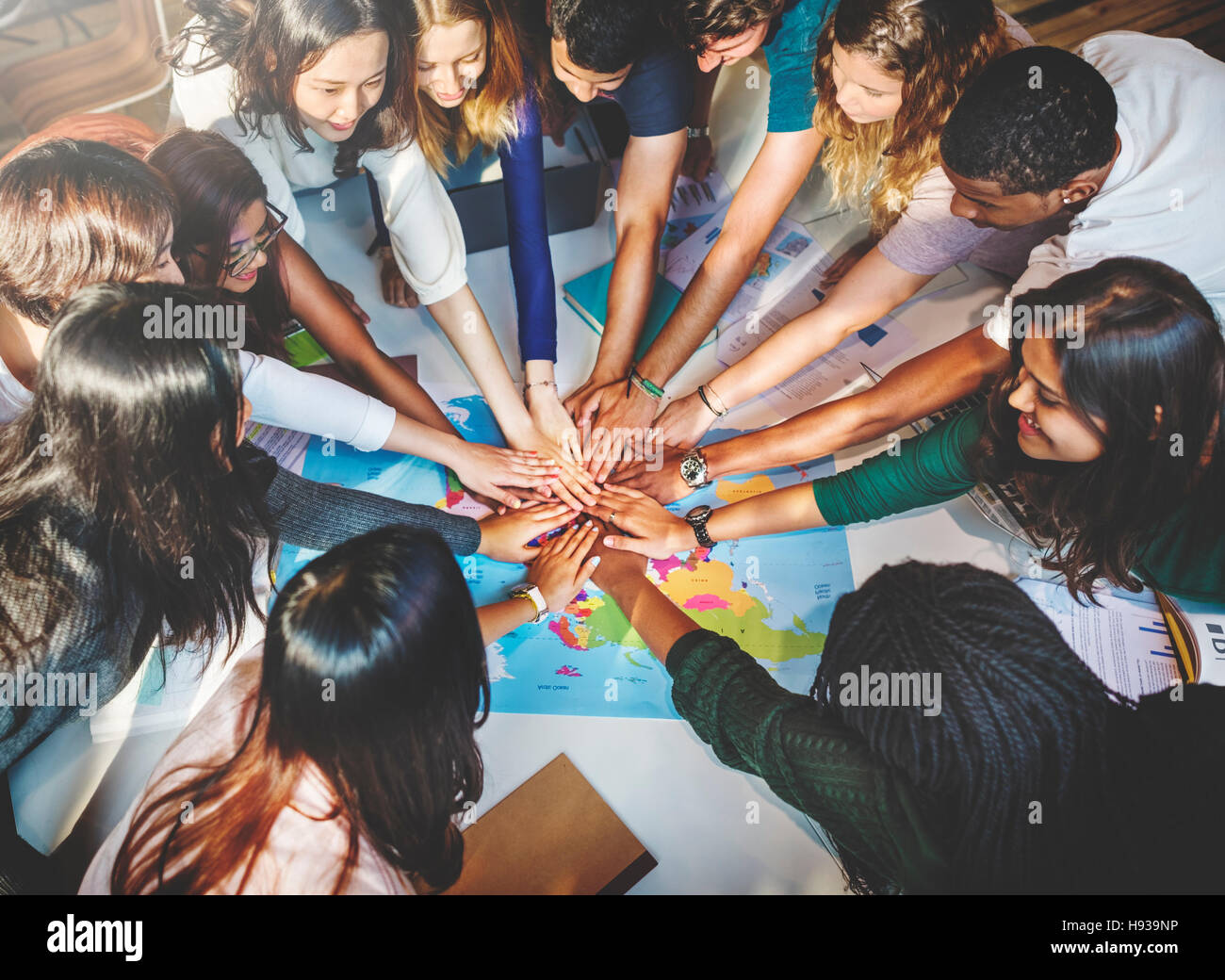 Classmate Solidarity Team Group Community Concept Stock Photo - Alamy