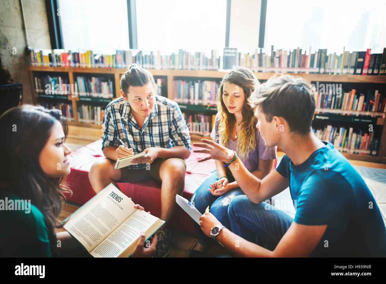 Classmate Classroom Sharing International Friend Concept Stock Photo ...