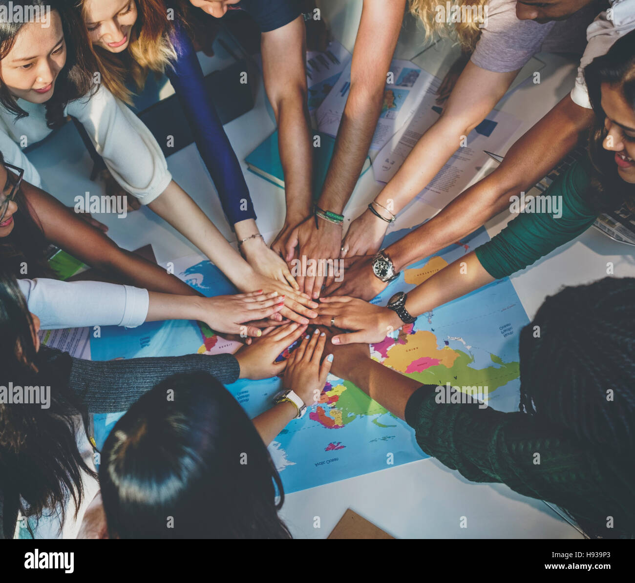 Classmate Solidarity Team Group Community Concept Stock Photo - Alamy