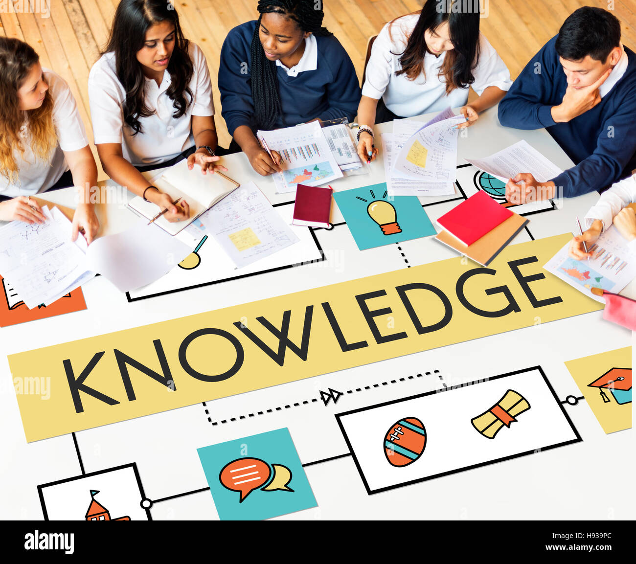 Knowledge Education Study Learning Wisdom Concept Stock Photo - Alamy