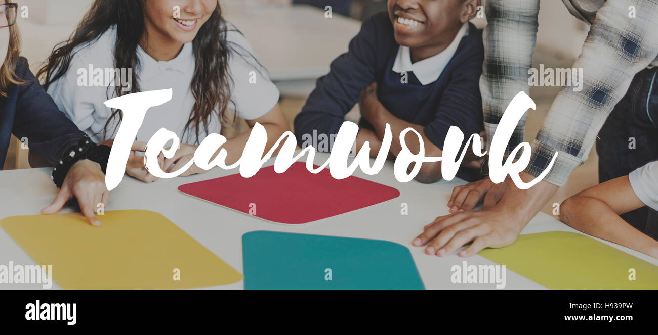 Teamwork Agreement Alliance Collaboration Unity Concept Stock Photo - Alamy
