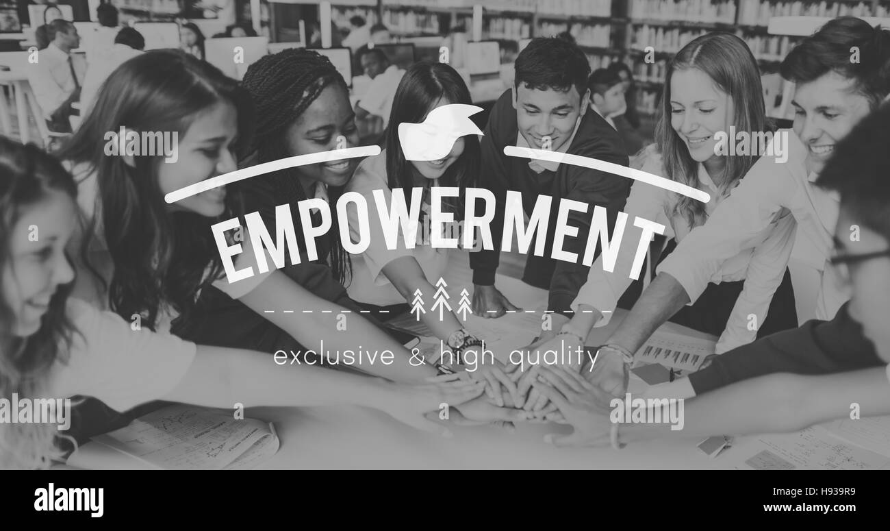 Empowerment Authority Empowering Permission Progress Concept Stock ...