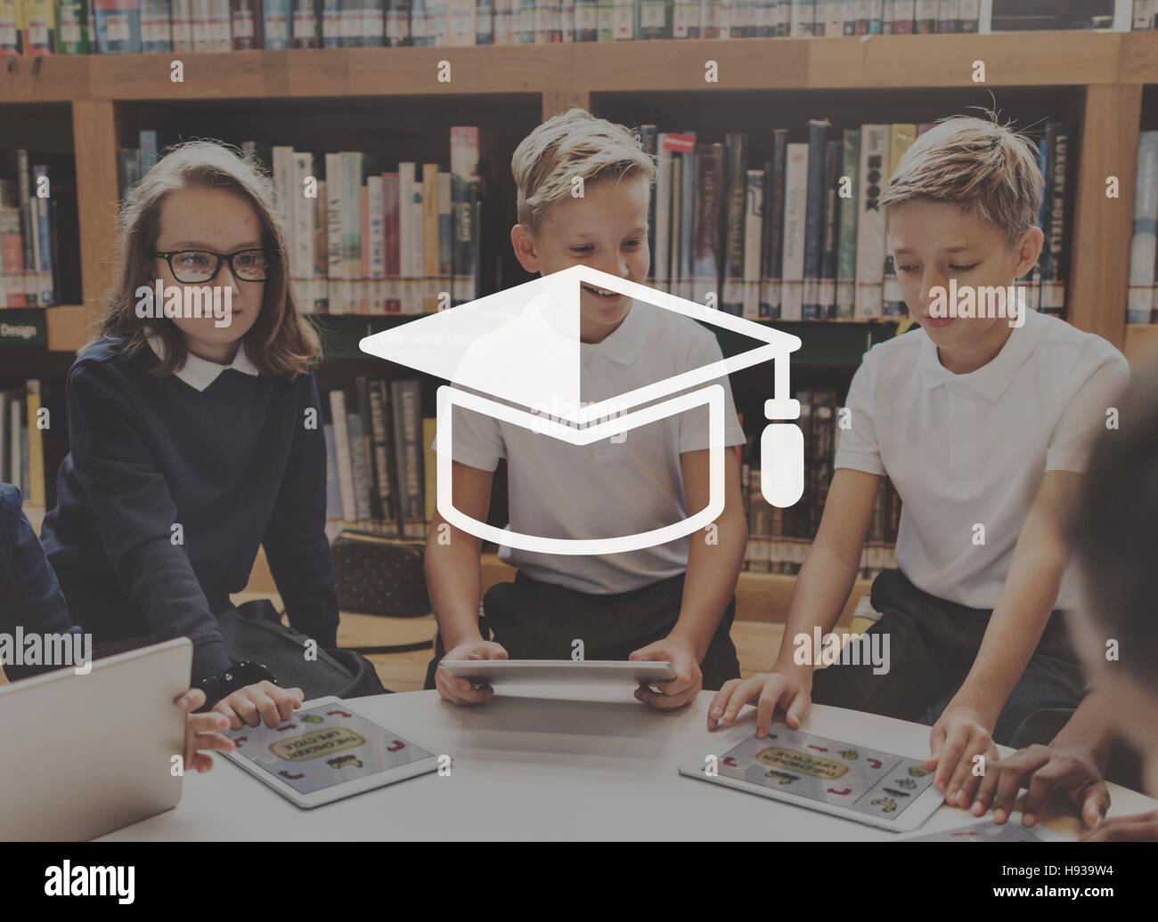 Education Student Graduate Graphic Concept Stock Photo - Alamy