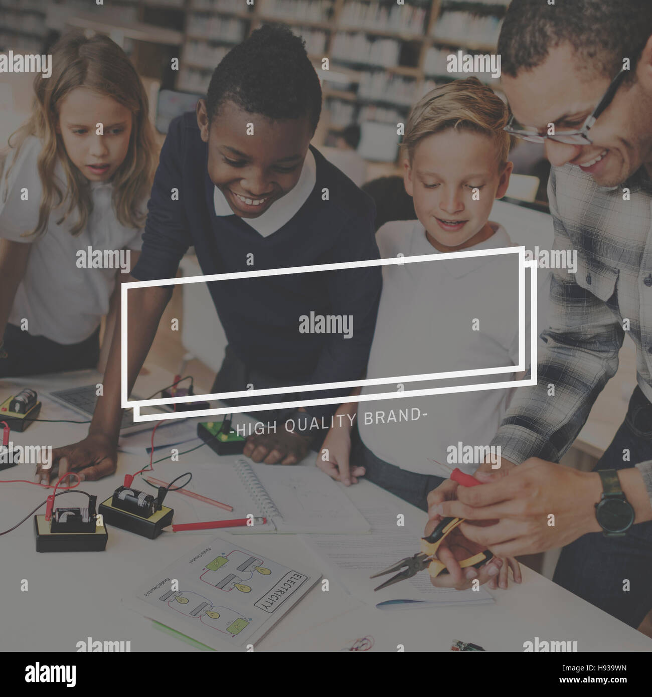 Badge Label Mark Brand Copy Space Concept Stock Photo - Alamy
