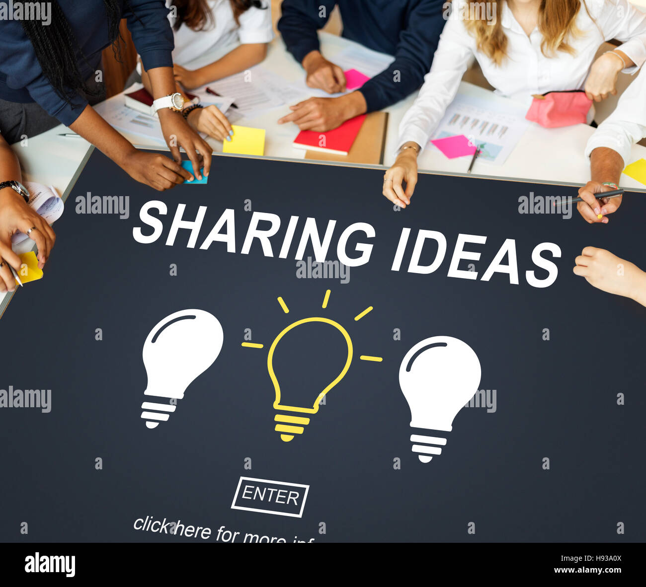 Ideas Creative Thinking Imagine Inspiration Concept Stock Photo - Alamy
