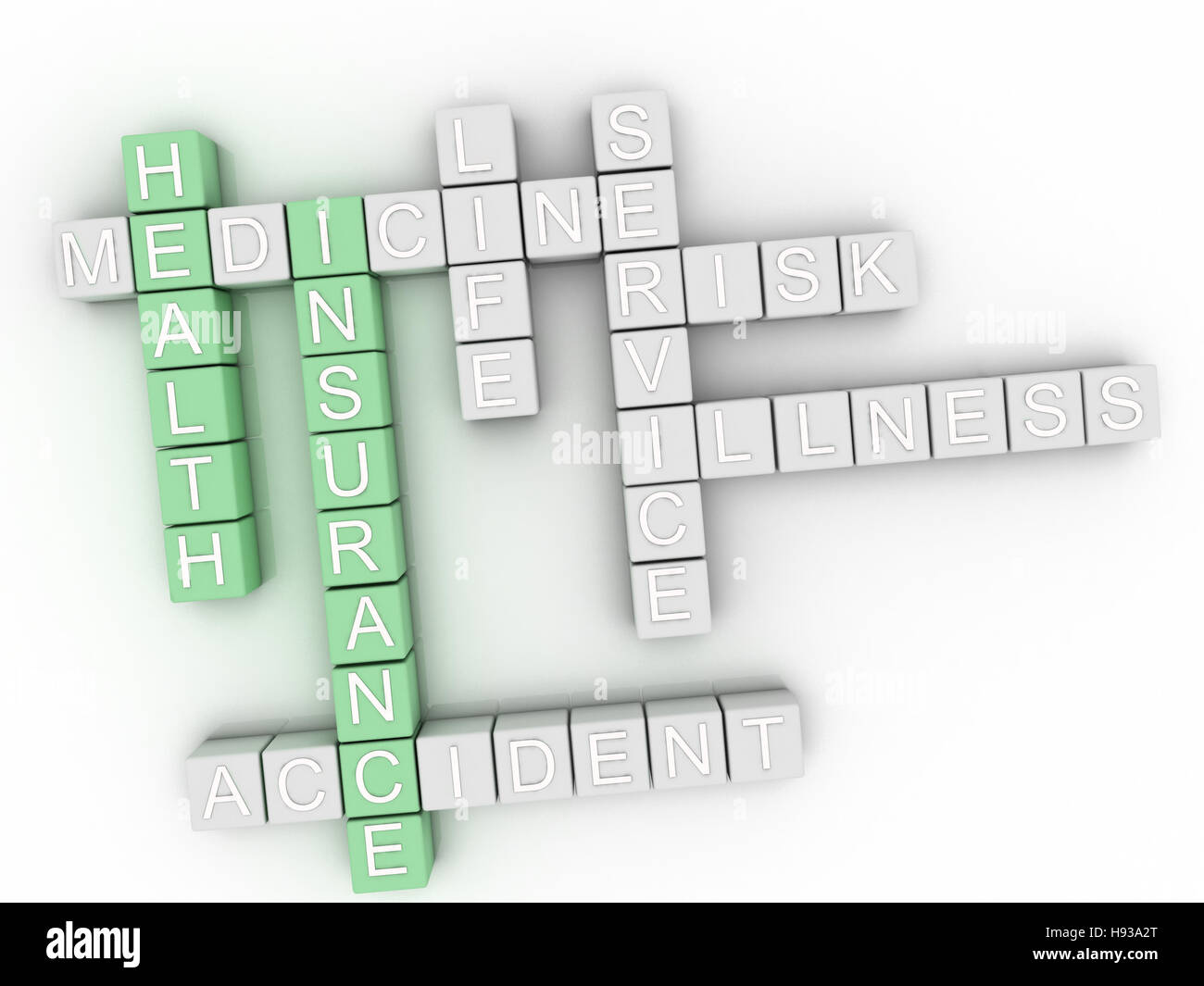 3d Health insurance concept. Imagen Stock Photo - Alamy