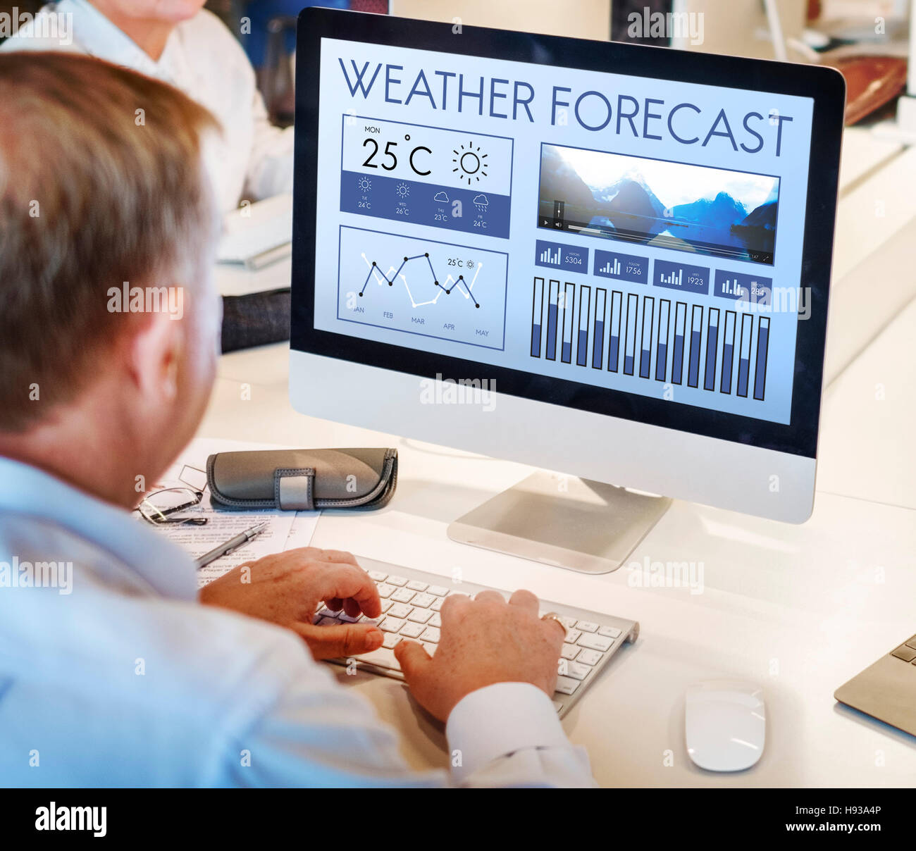 Weather Condition News Report Climate Forecasting Meteorology ...