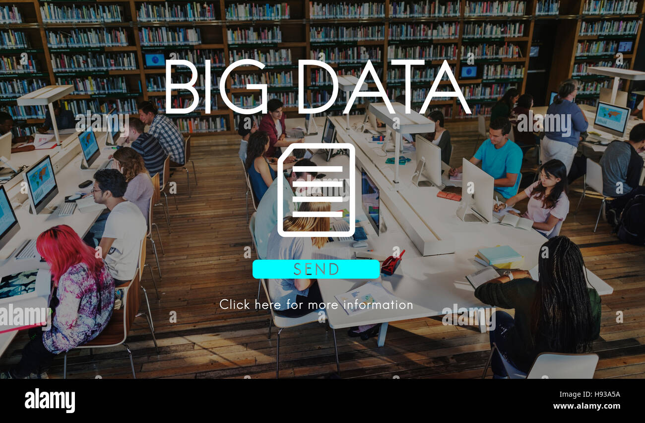 Big Data Information Technology Networking Concept Stock Photo - Alamy