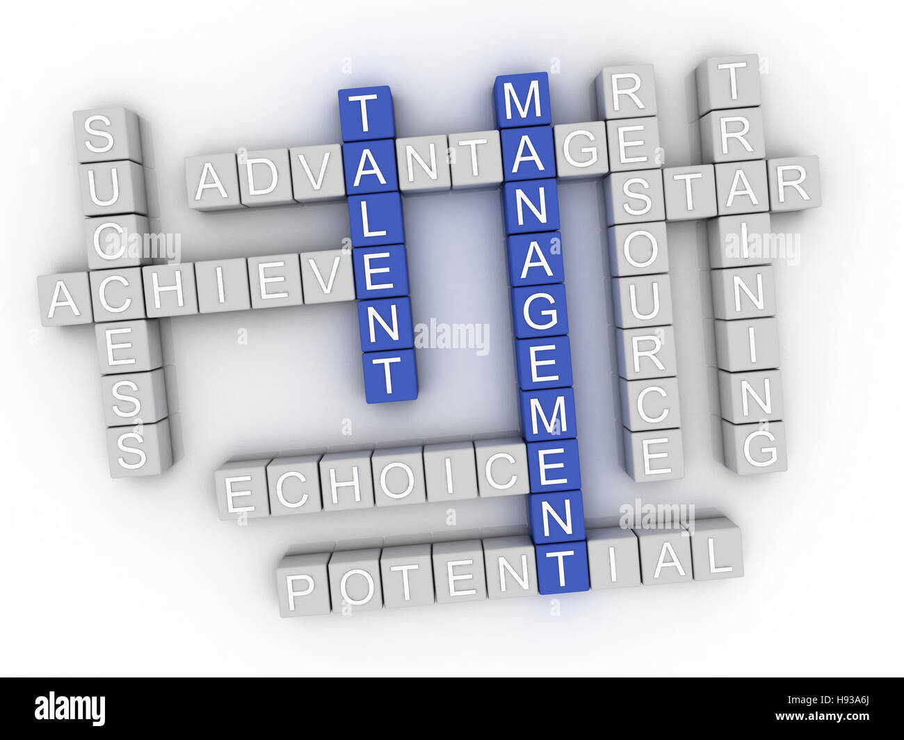 3d image Talent Management word cloud concept Stock Photo - Alamy