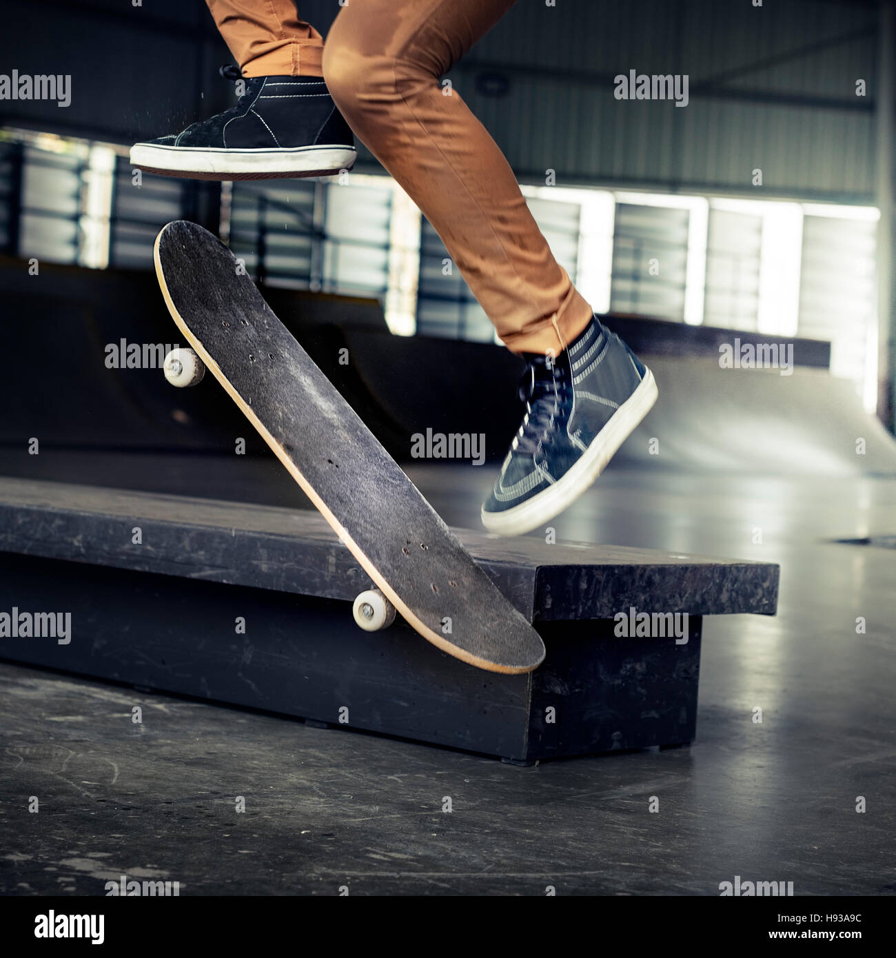 Skateboard Extreme Sport Skater Park Recreational Activity Concept ...