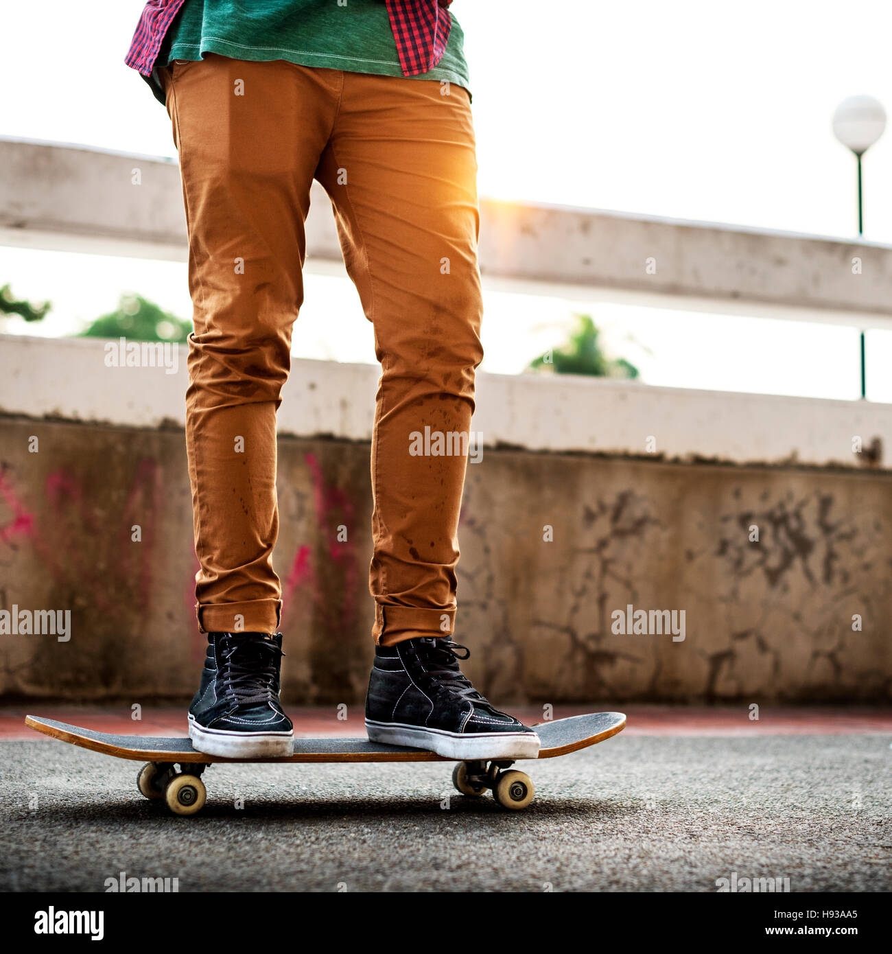 Skateboard Extreme Sport Skater Park Recreational Activity Concept ...