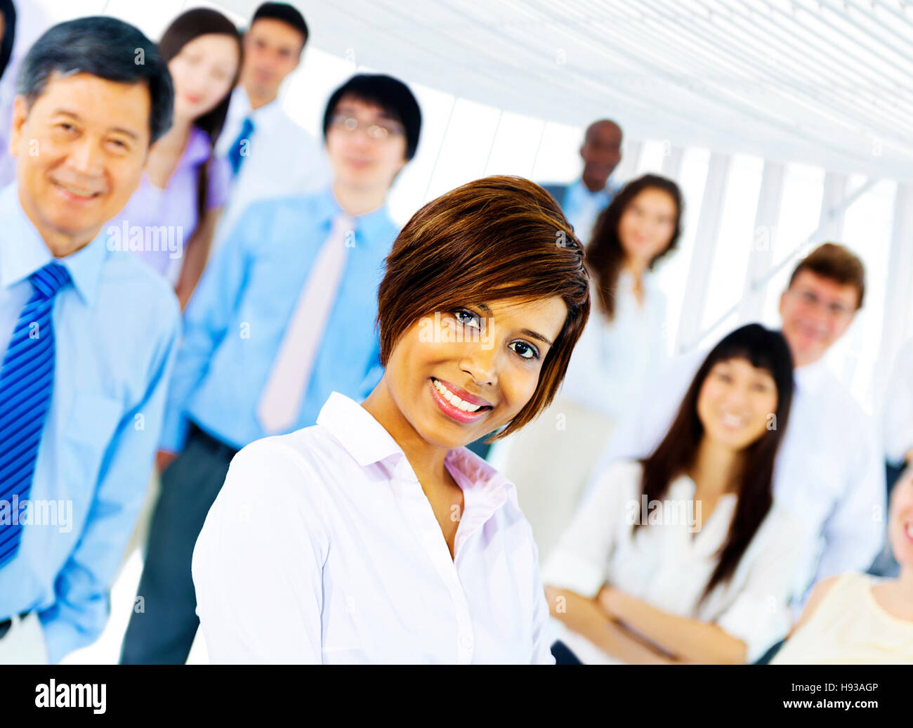 Collaboration Corporate Cooperation Professional Concept Stock Photo ...