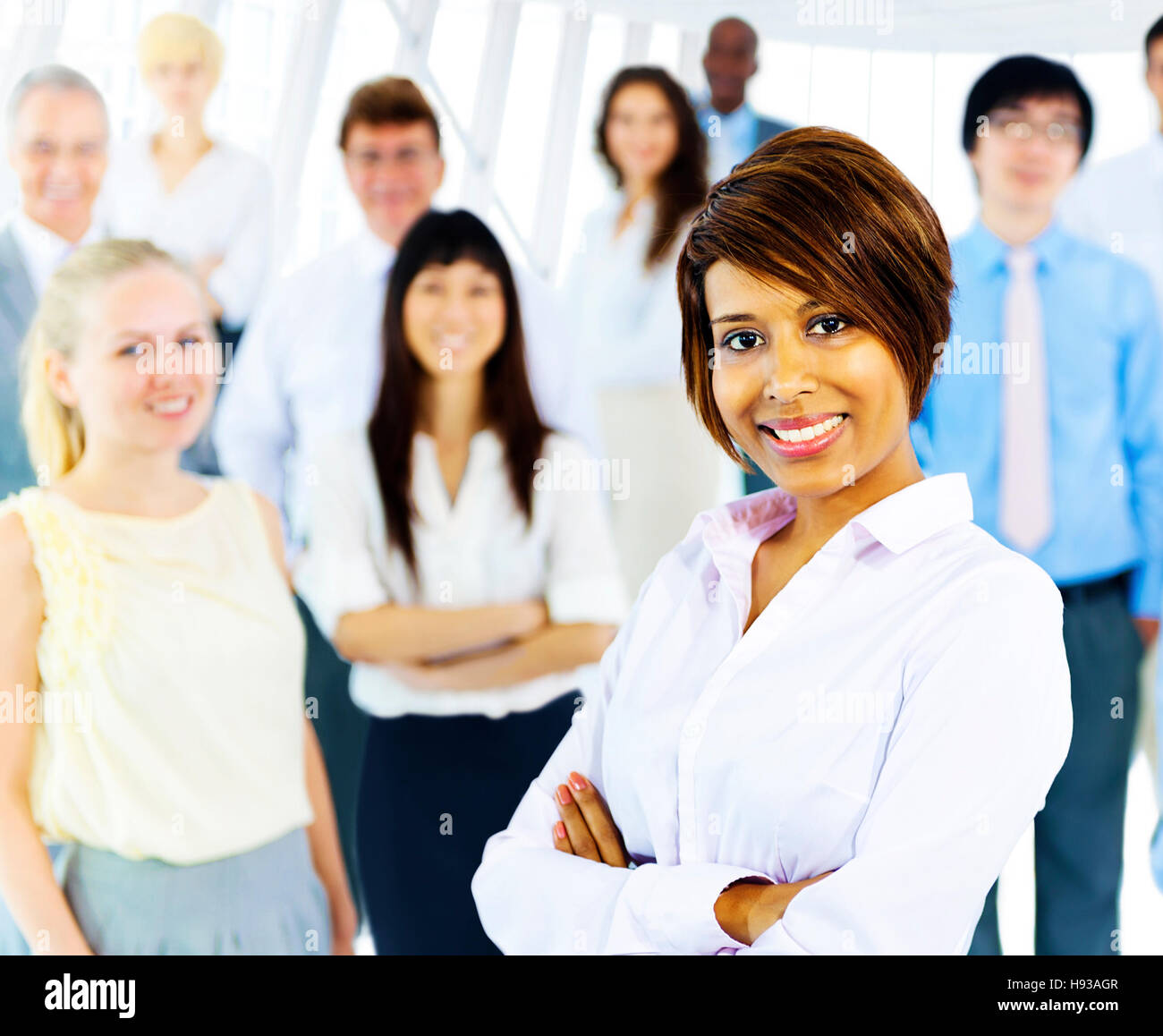 Collaboration Corporate Cooperation Professional Concept Stock Photo ...