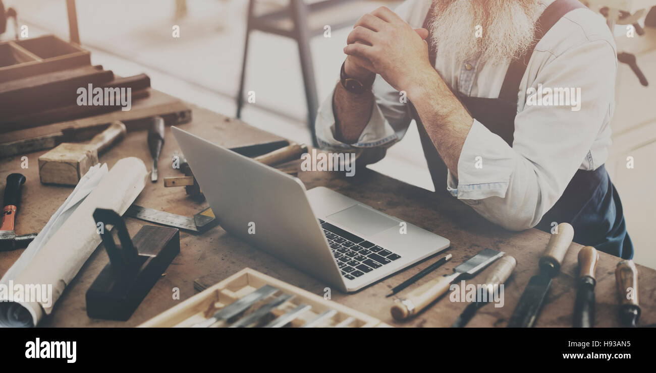 Craftsman Profession Occupation Pursuit Skilled Concept Stock Photo - Alamy