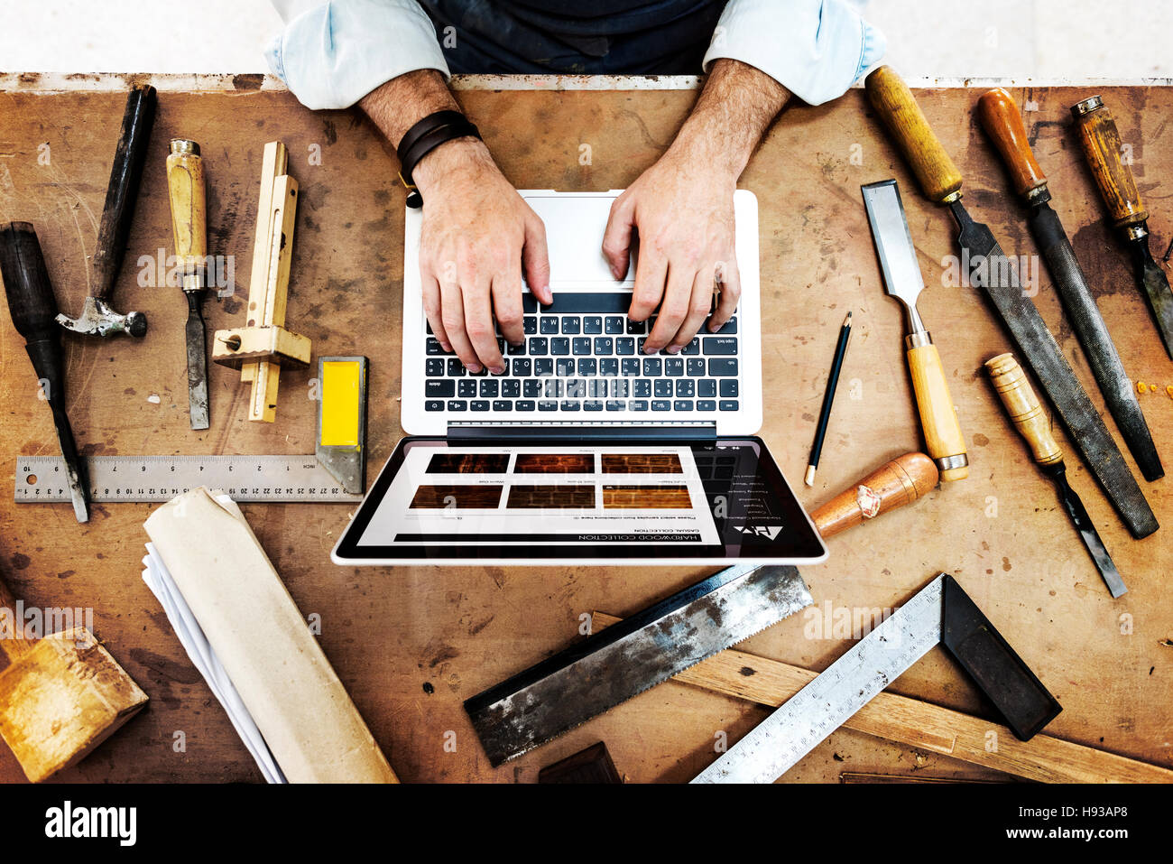 Craftsman Profession Occupation Pursuit Skilled Concept Stock Photo - Alamy