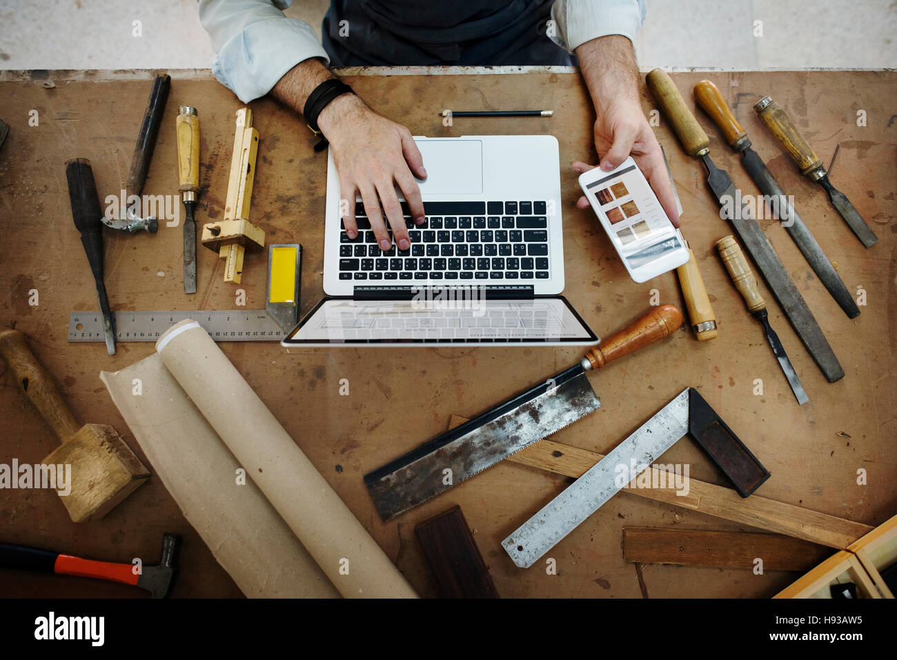 Craftsman Profession Occupation Pursuit Skilled Concept Stock Photo - Alamy