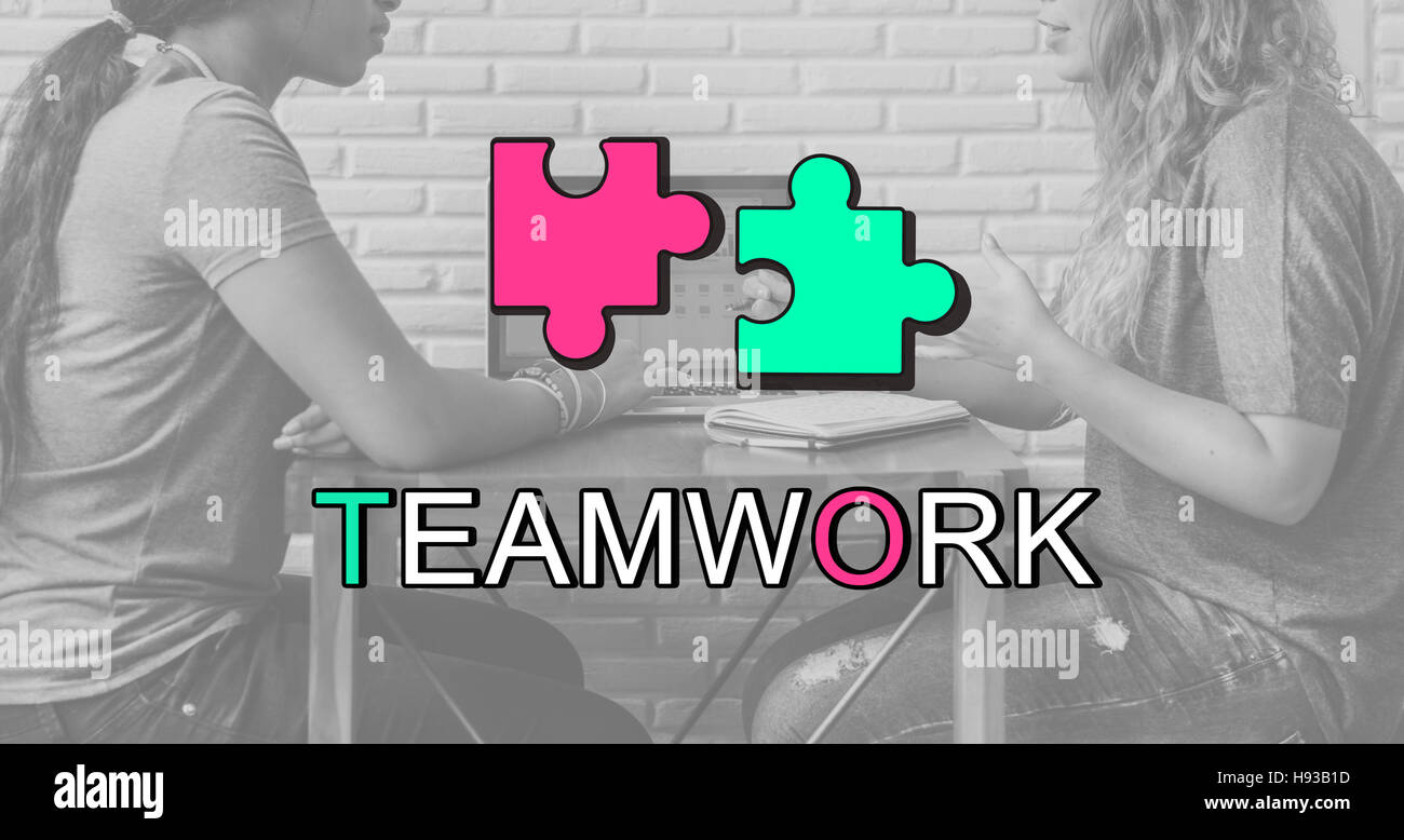Teamwork Alliance Collaboration Connection Concept Stock Photo - Alamy