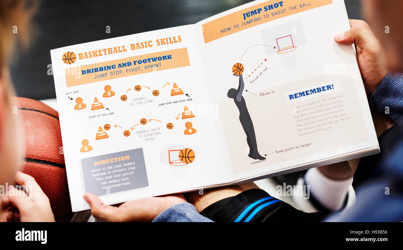 Basketball Sports Training Coaching Learning Concept Stock Photo - Alamy