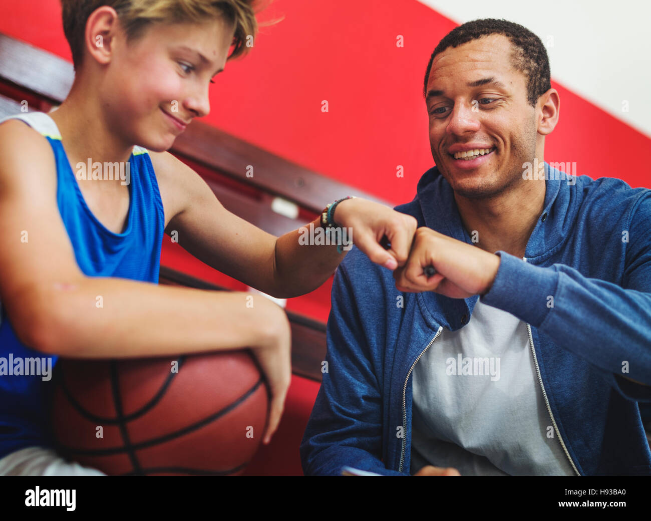 Team Teamwork Basketball Training Game Concept Stock Photo - Alamy