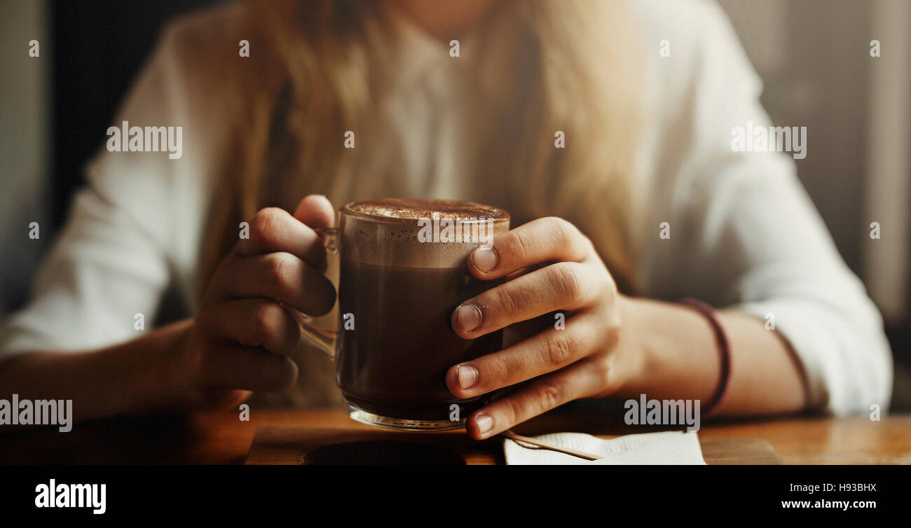 Coffee Shop Relaxation Drink Free Time Concept Stock Photo - Alamy