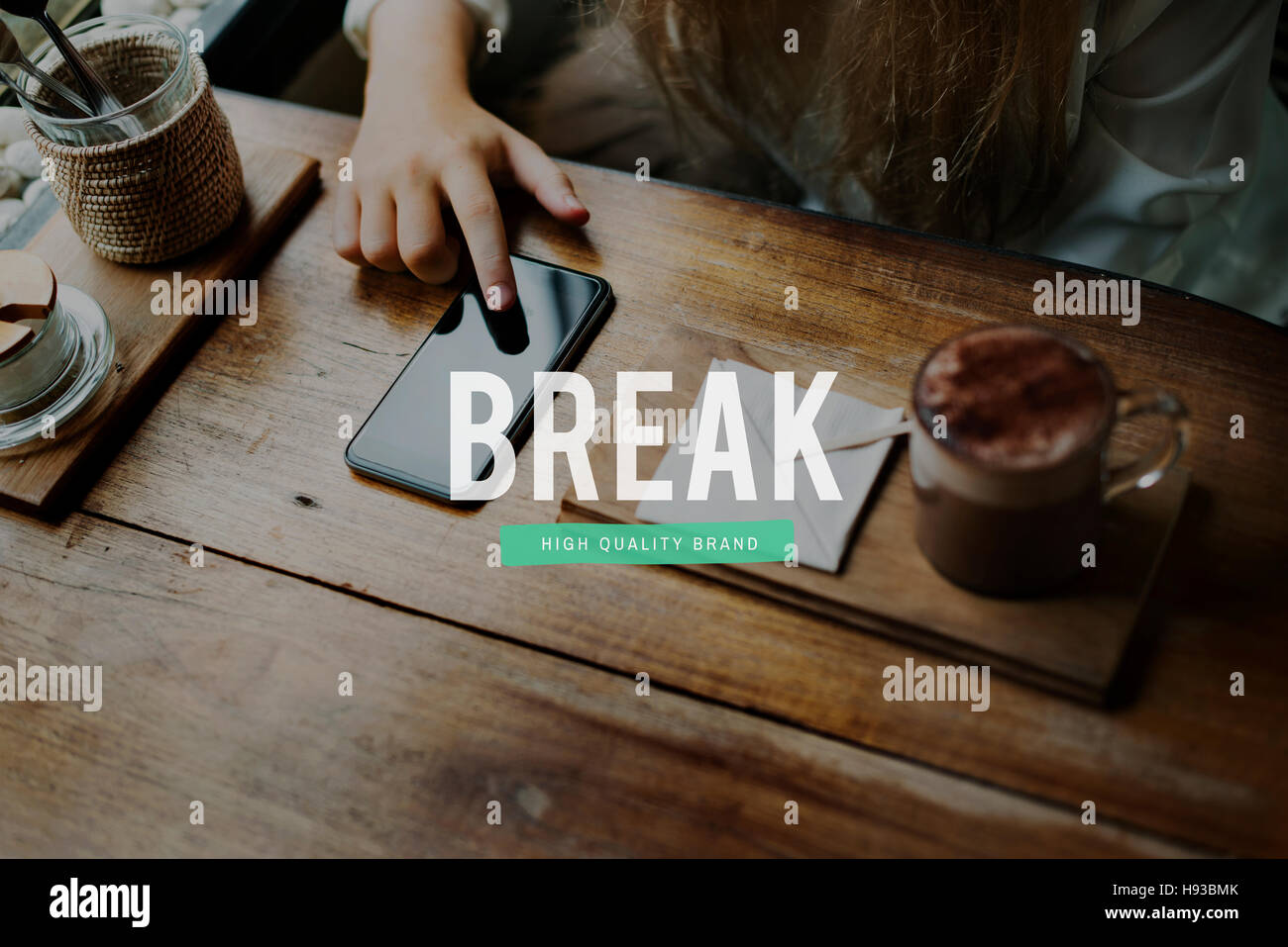 Break Pause Relaxation Relief Rest Stop Concept Stock Photo - Alamy