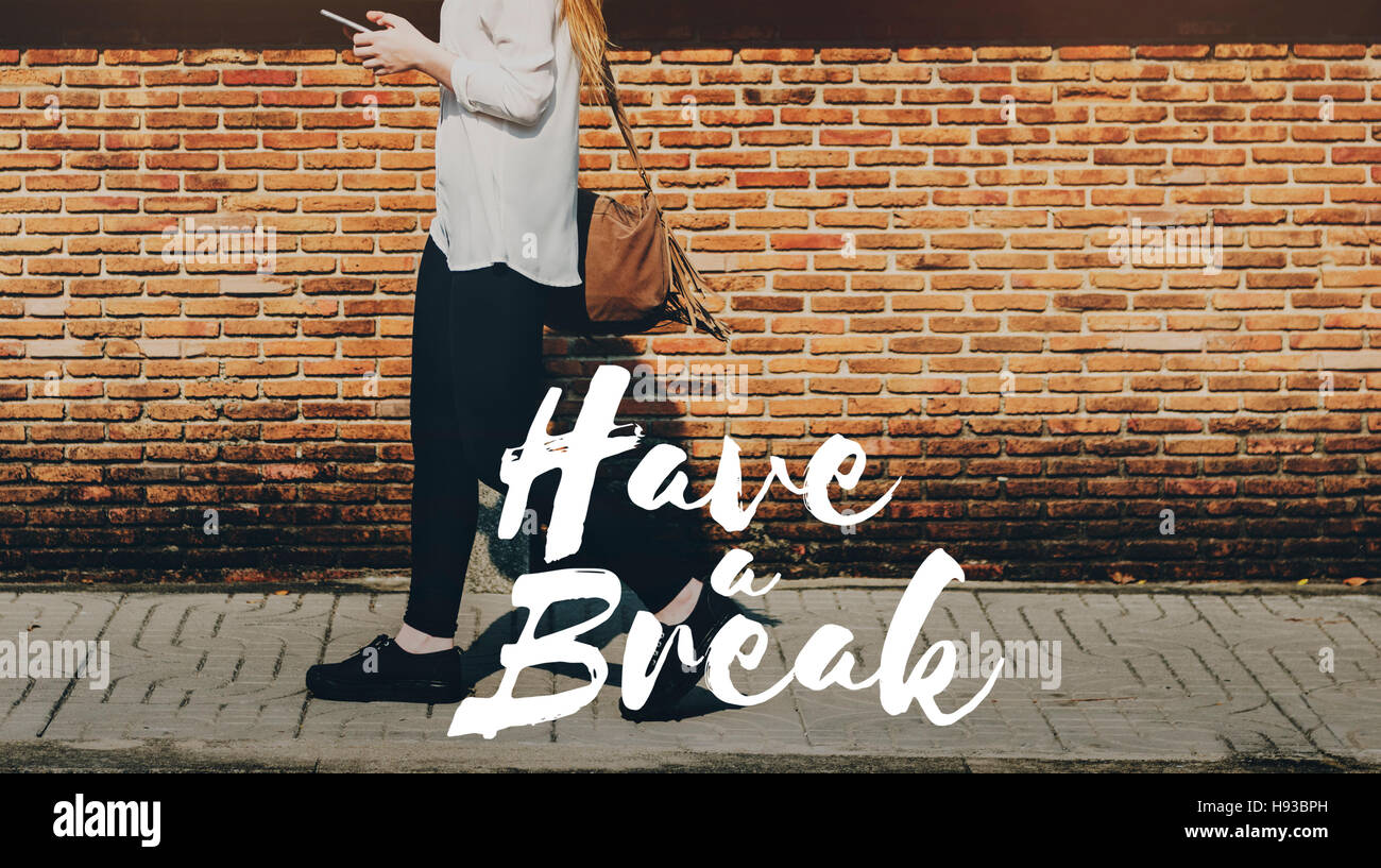 Break Relax Relief Resting Recess Concept Stock Photo - Alamy