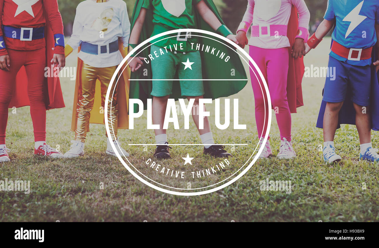 Playful Activity Fun Happiness Leisure Playing Concept Stock Photo - Alamy